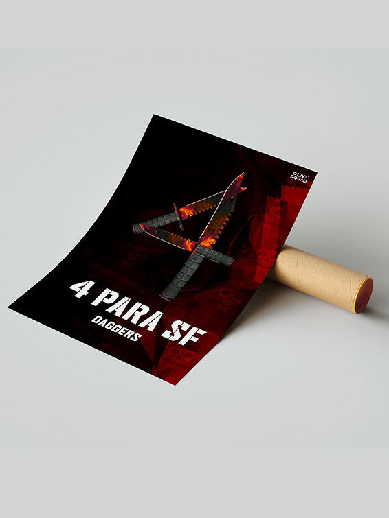 4 PARA SF Special Forces Poster