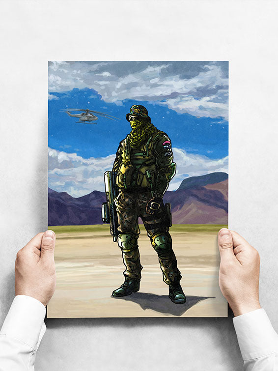 Commandoposter Commando Movie Poster Hand Painted Art From Ghana