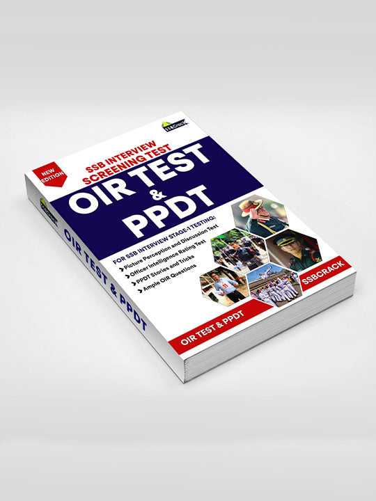 OIR Test & PPDT – SSB Interview Screening Test 2025 – OIR Test Book